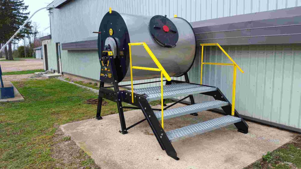 Actium Batch Compost Drum - Actium Composting Equipment